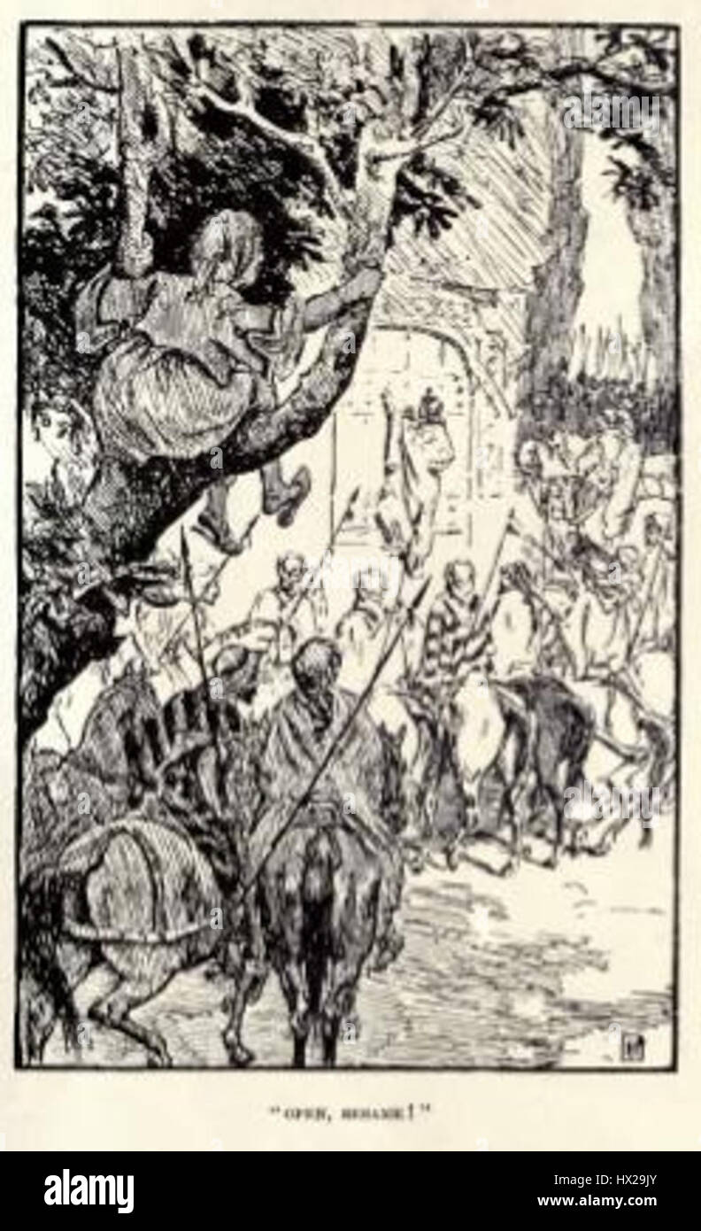 Lang Ali Baba open sesame Stock Photo - Alamy