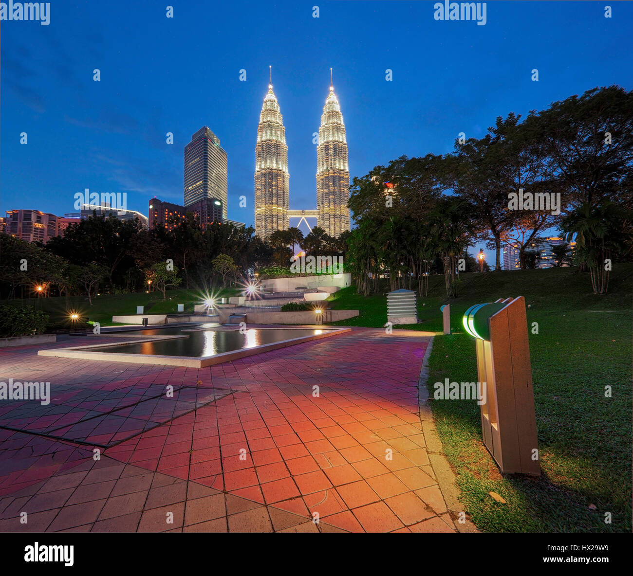 Beautiful Of KLCC City View Stock Photo - Alamy