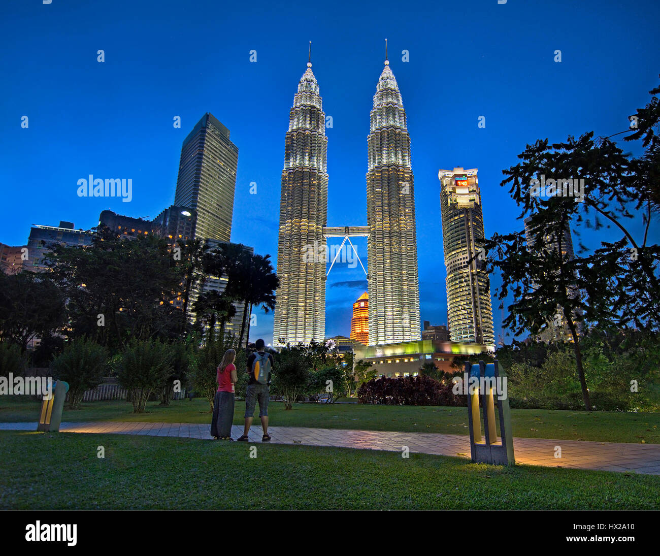 Beautiful Of KLCC City View Stock Photo - Alamy