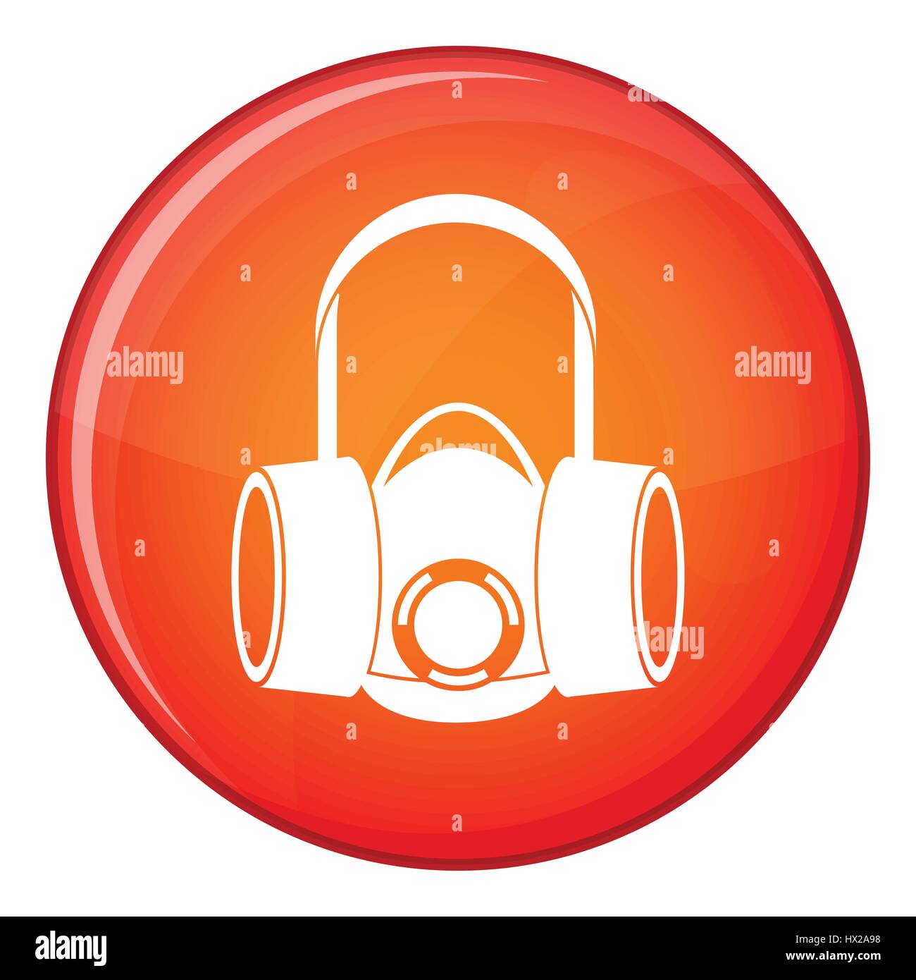 Respirator icon, flat style Stock Vector Image & Art - Alamy