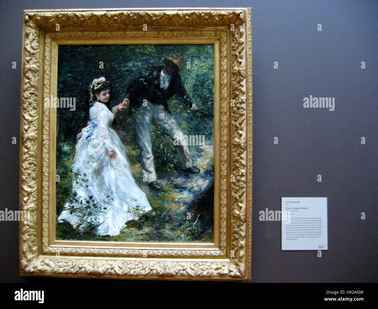 La Promenade by Renoir Stock Photo - Alamy