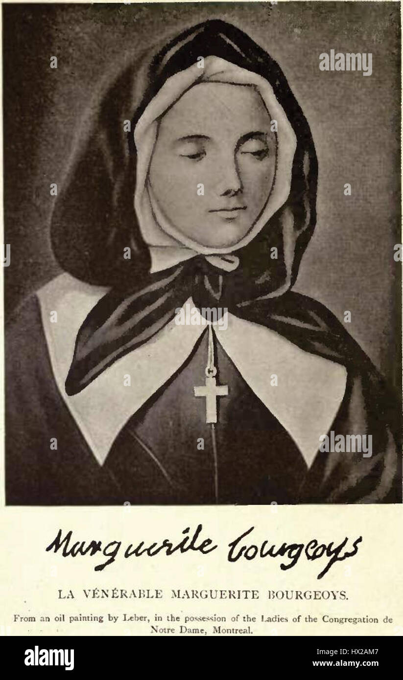 La Venerable Marguerite Bourgeoys by Pierre Le Ber Stock Photo - Alamy