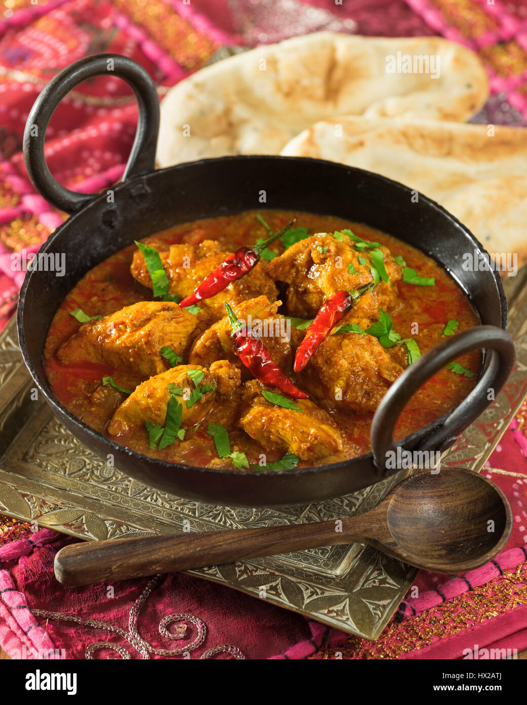 Chicken Kolhapuri. South West India Maharashtra Food Stock Photo - Alamy