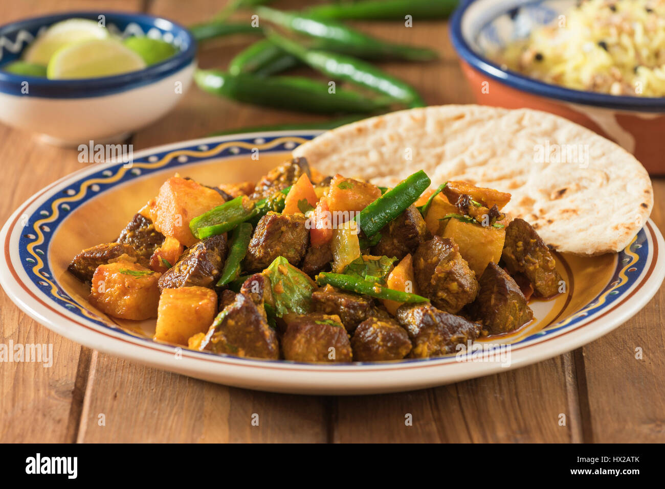 Goan beef chilli fry. Goa India Food Stock Photo - Alamy