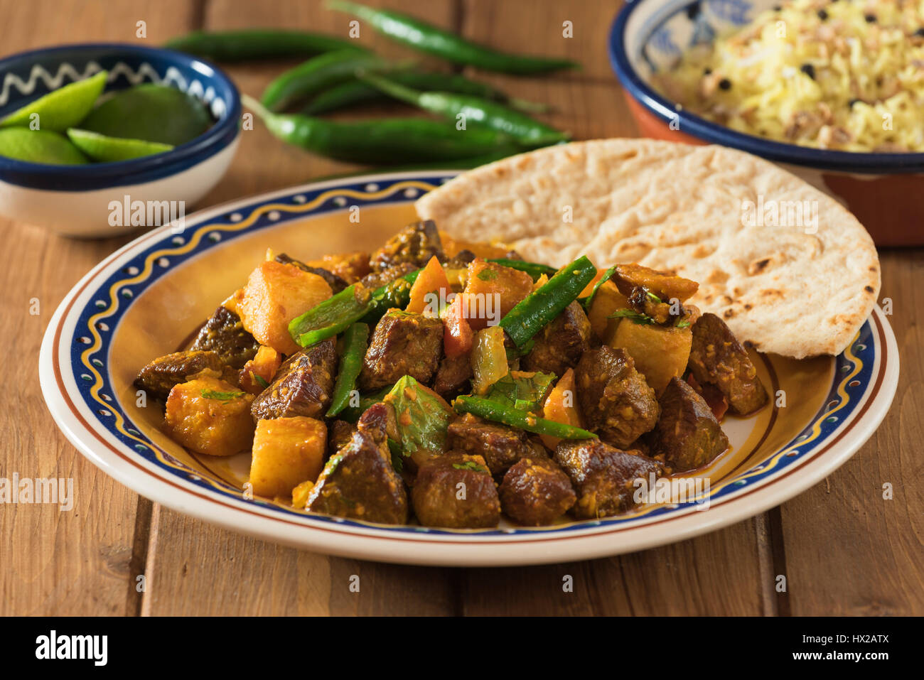 Goan beef chilli fry. Goa India Food Stock Photo - Alamy