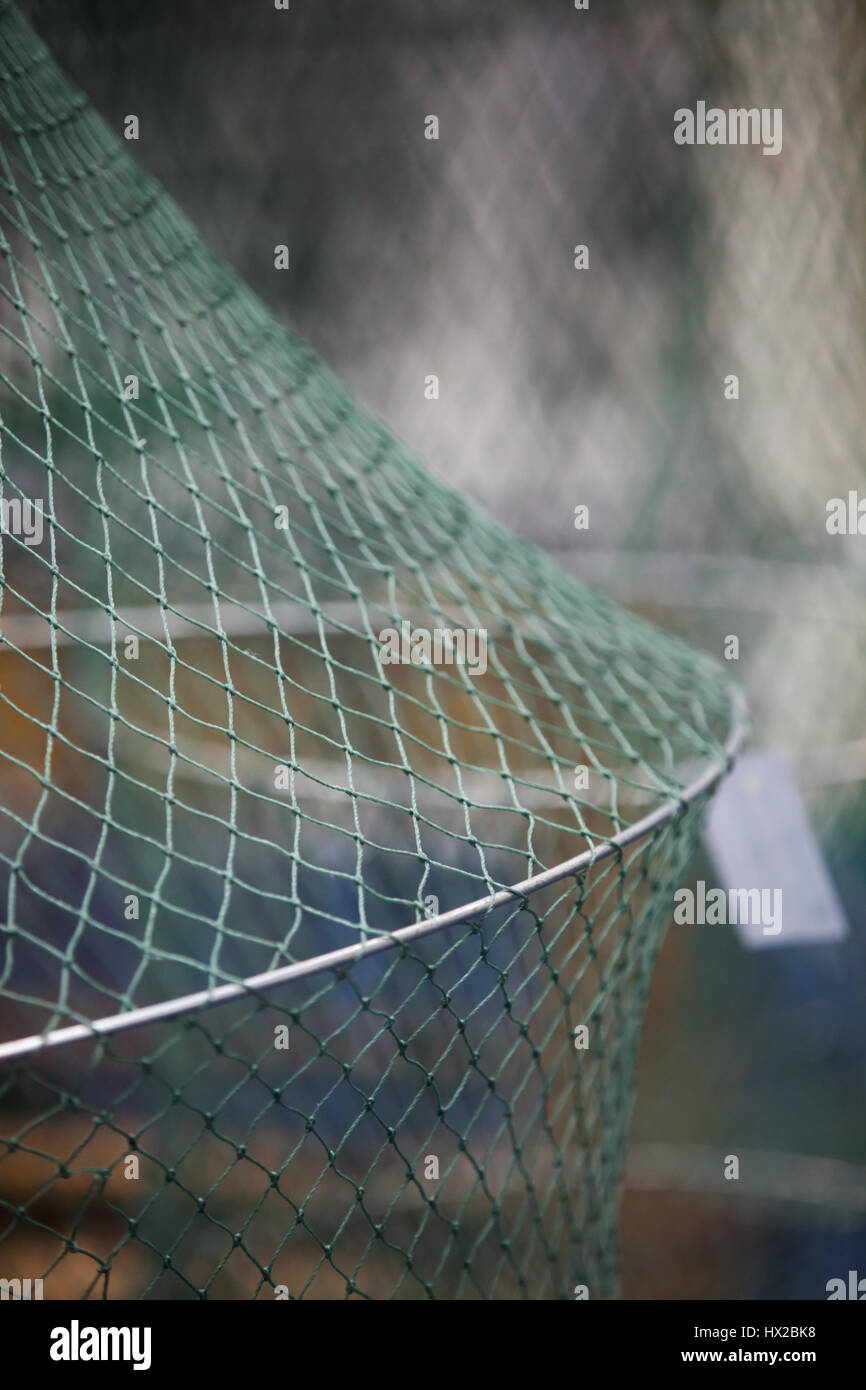 Close up image of a fishing net Stock Photo - Alamy