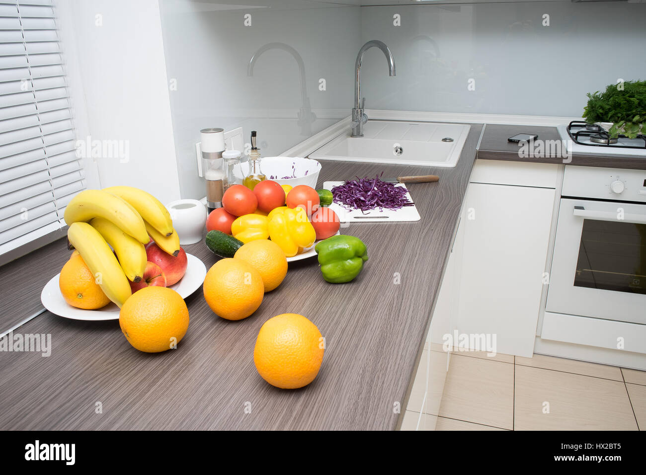 Group herb fruit vegetable hi-res stock photography and images - Alamy