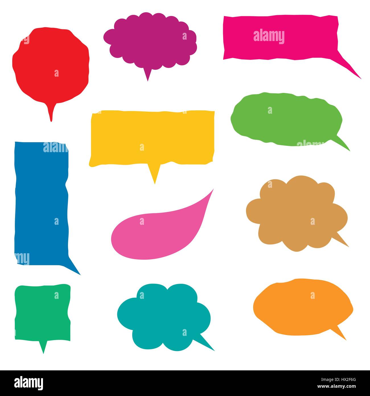 Blank green speech bubble Cut Out Stock Images & Pictures - Alamy