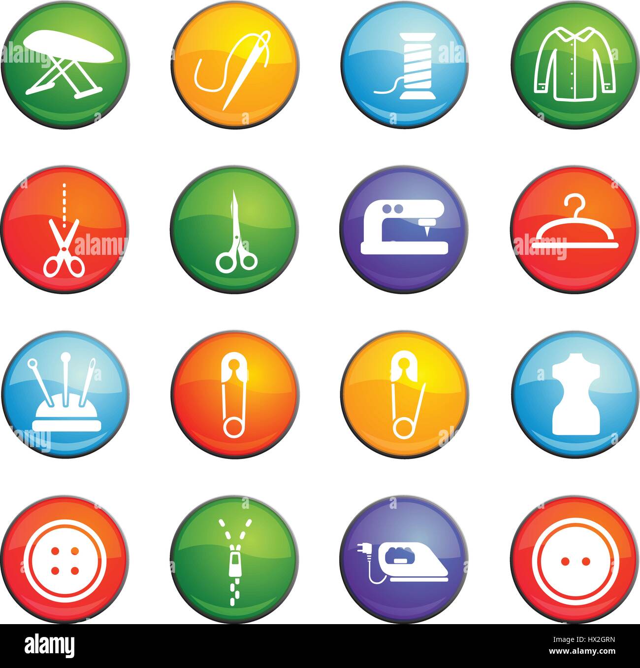 tailoring vector icons for user interface design Stock Vector Image ...