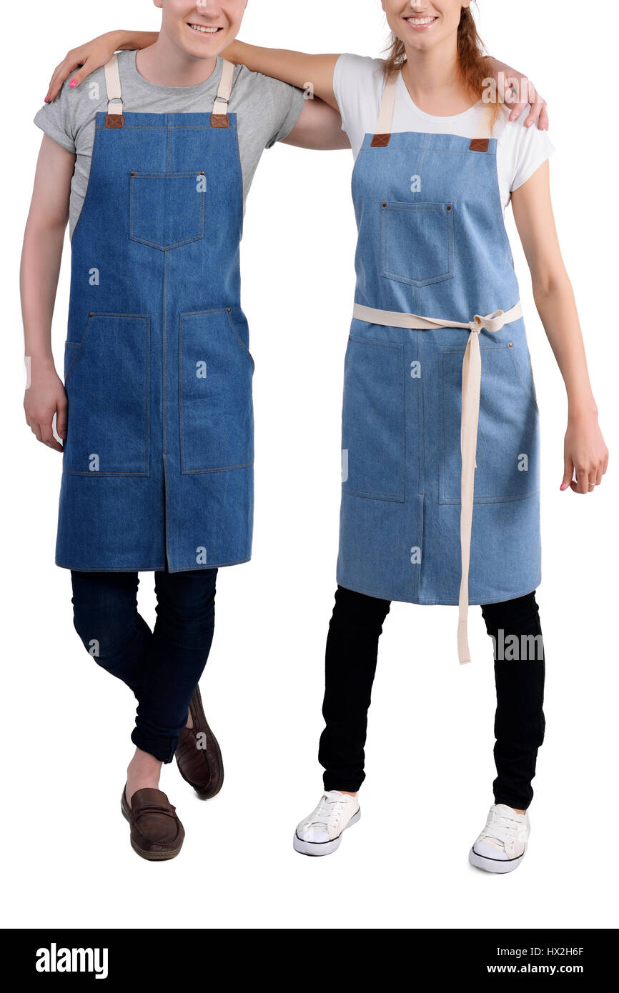 Wearing work clothes and aprons hi-res stock photography and images - Alamy