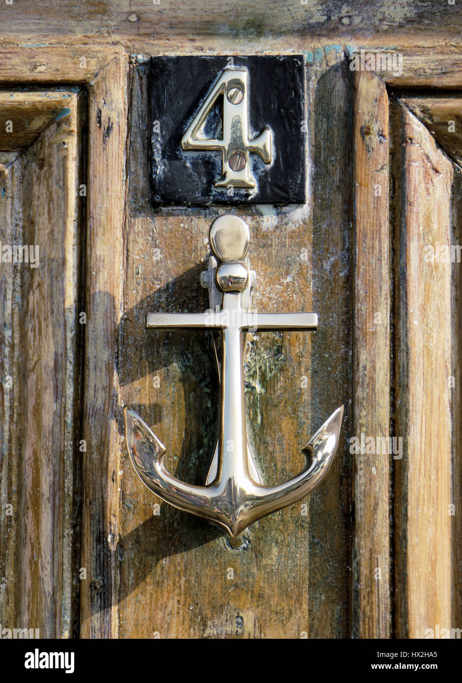 Door Number 4 Stock Photo - Alamy