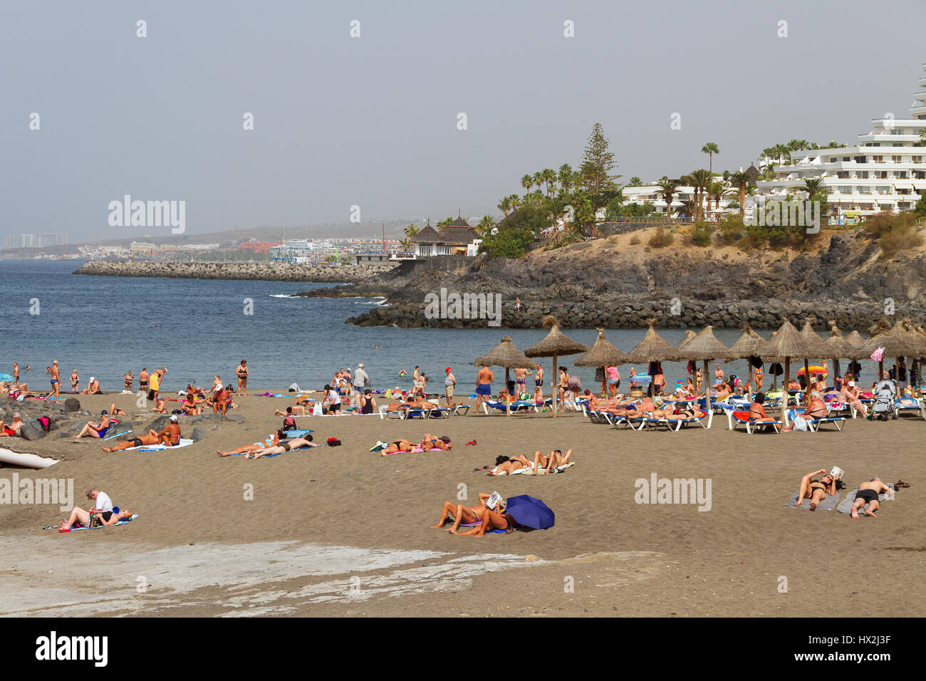 Largest sand beach tenerife hi-res stock photography and images - Alamy