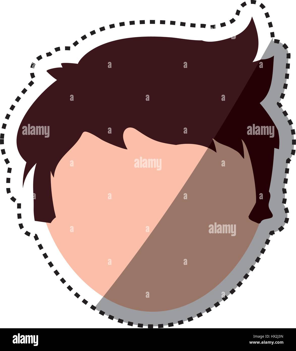 Man faceless head Stock Vector Image & Art - Alamy