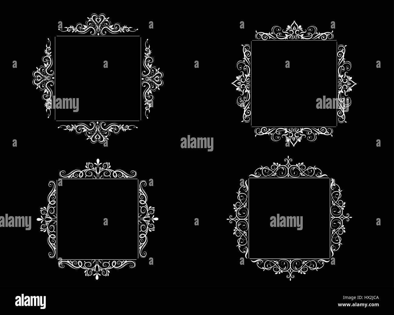 Vintage baroque frame Stock Vector Image & Art - Alamy
