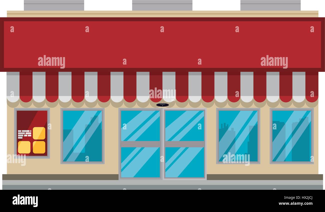 Store shop building Stock Vector Image & Art - Alamy