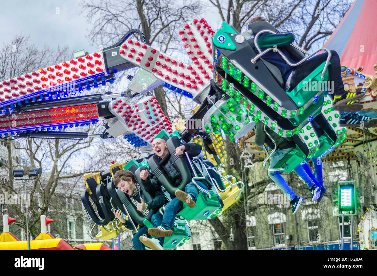 Orbiter funfair ride hi-res stock photography and images - Alamy