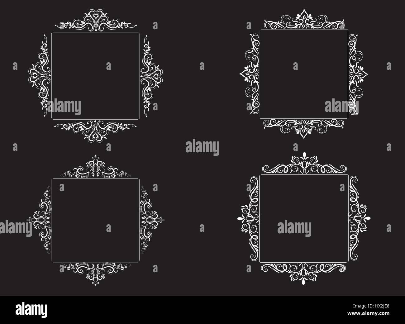 Vintage baroque frame Stock Vector Image & Art - Alamy