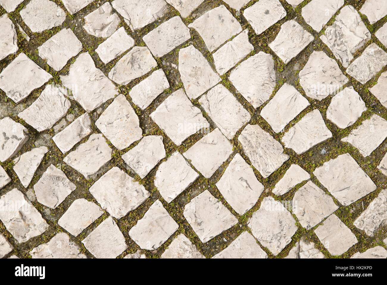 Floor of a street with stone tiles Stock Photo - Alamy