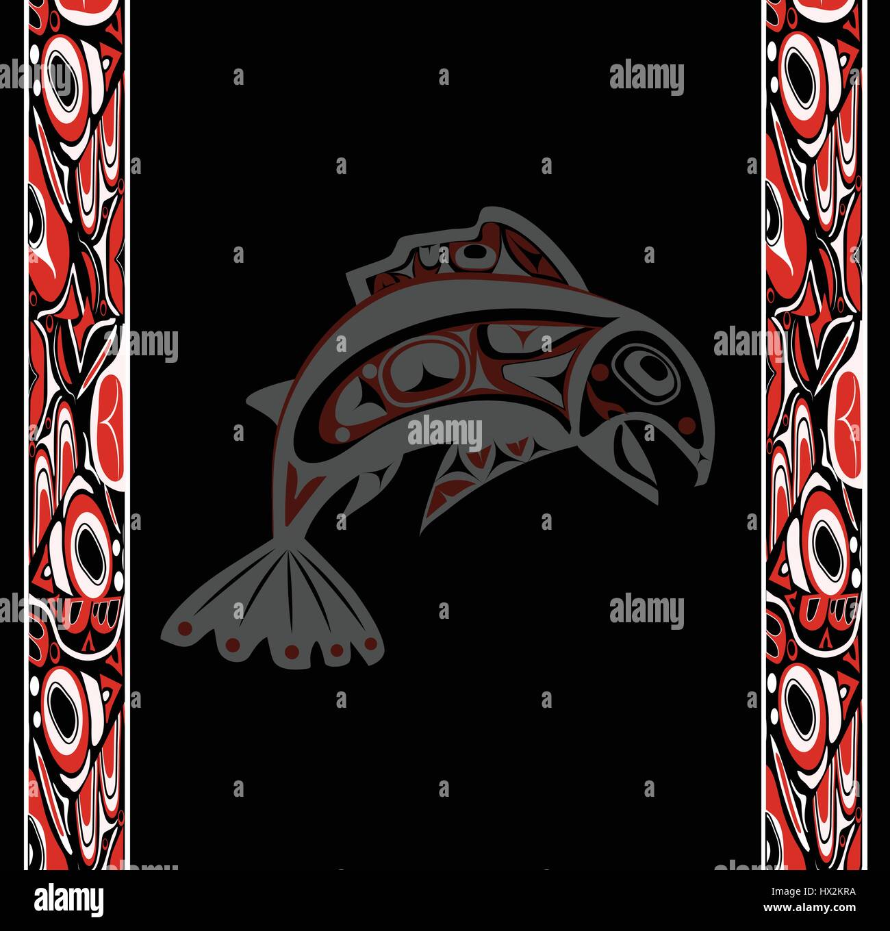 native salmon Vector Stock Vector Image & Art - Alamy