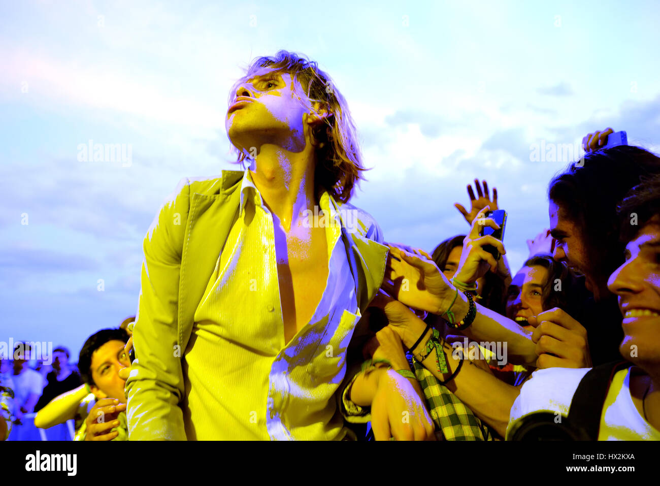 BARCELONA - MAY 30: Foxygen (band) in concert at Primavera Sound 2015 ...