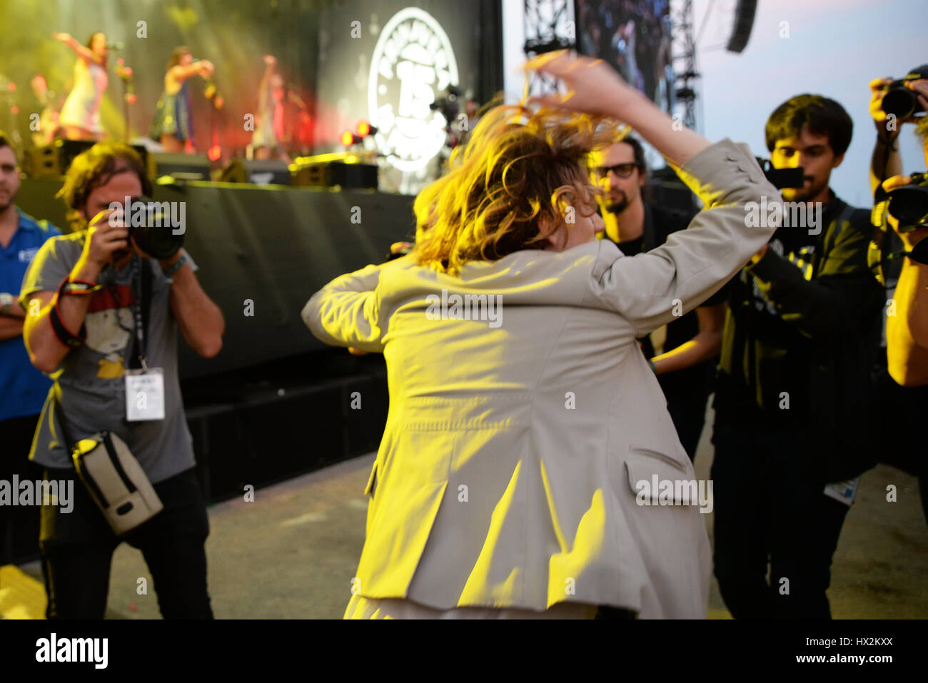 BARCELONA - MAY 30: Foxygen (band) in concert at Primavera Sound 2015 ...