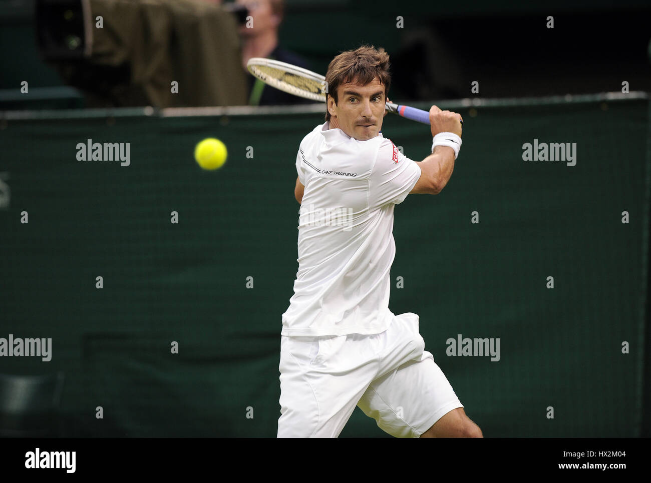 TOMMY ROBREDO SPAIN SPAIN THE ALL ENGLAND TENNIS CLUB WIMBLEDON LONDON ...