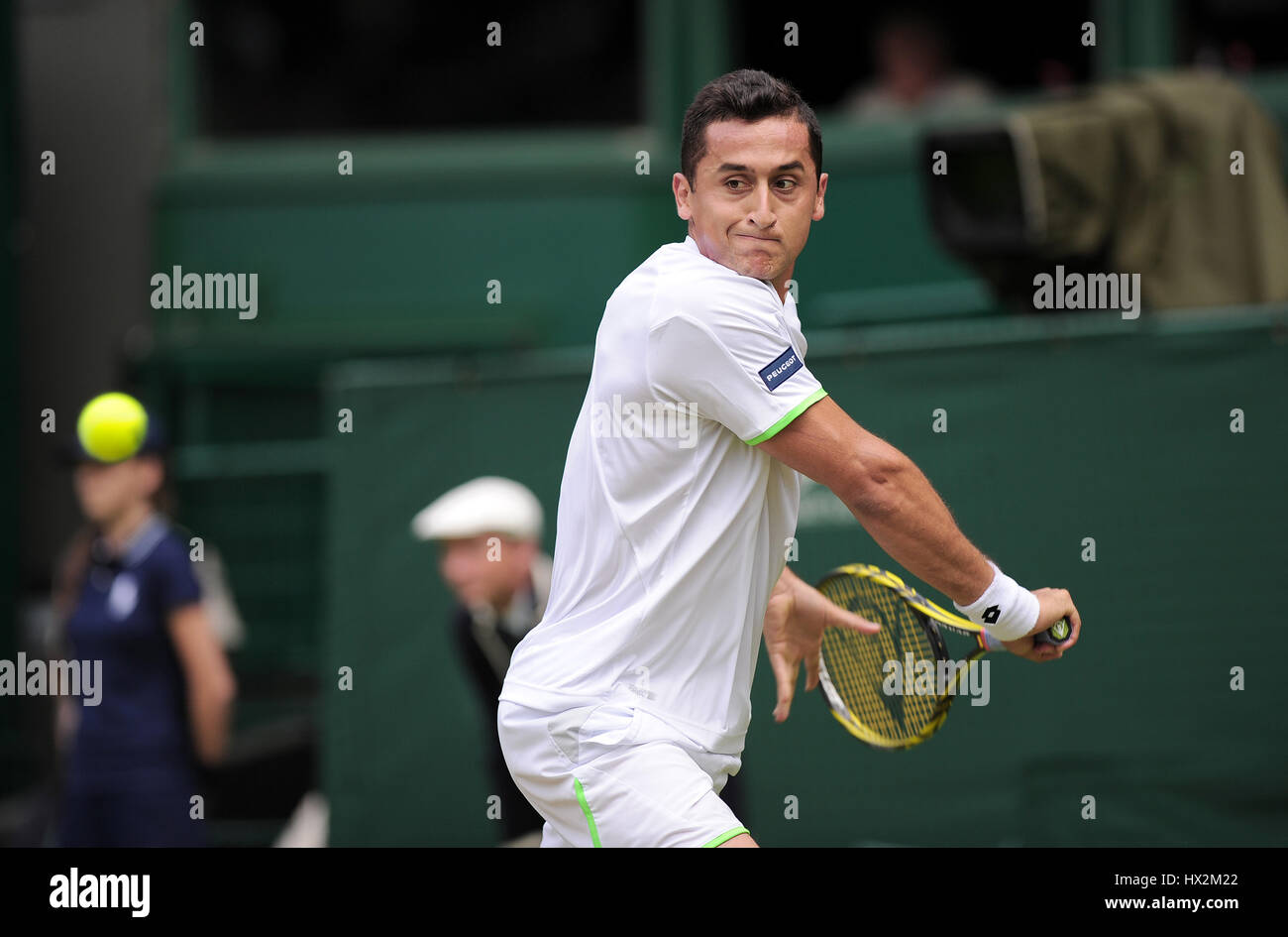 NICOLAS ALMAGRO SPAIN SPAIN THE ALL ENGLAND TENNIS CLUB WIMBLEDON ...