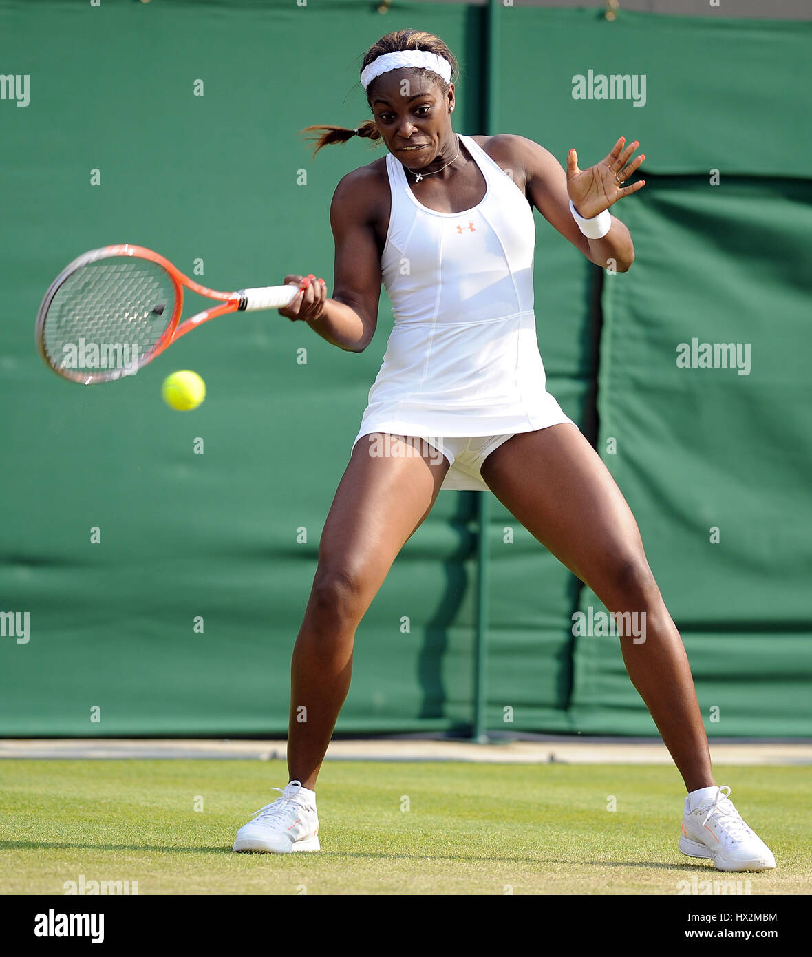 SLOANE STEPHENS USA USA THE ALL ENGLAND TENNIS CLUB WIMBLEDON LONDON ...