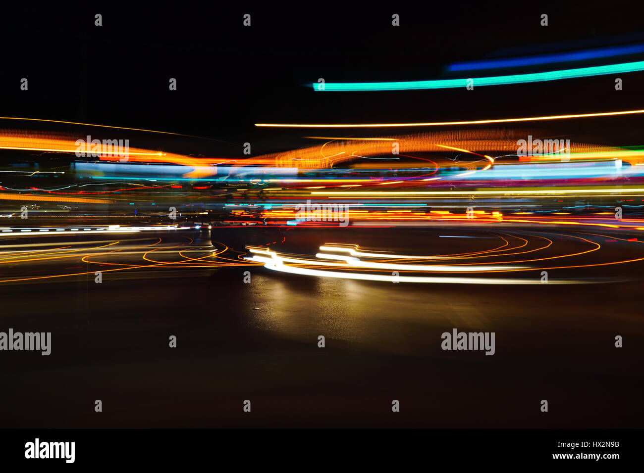 Abstract light trails hi-res stock photography and images - Alamy