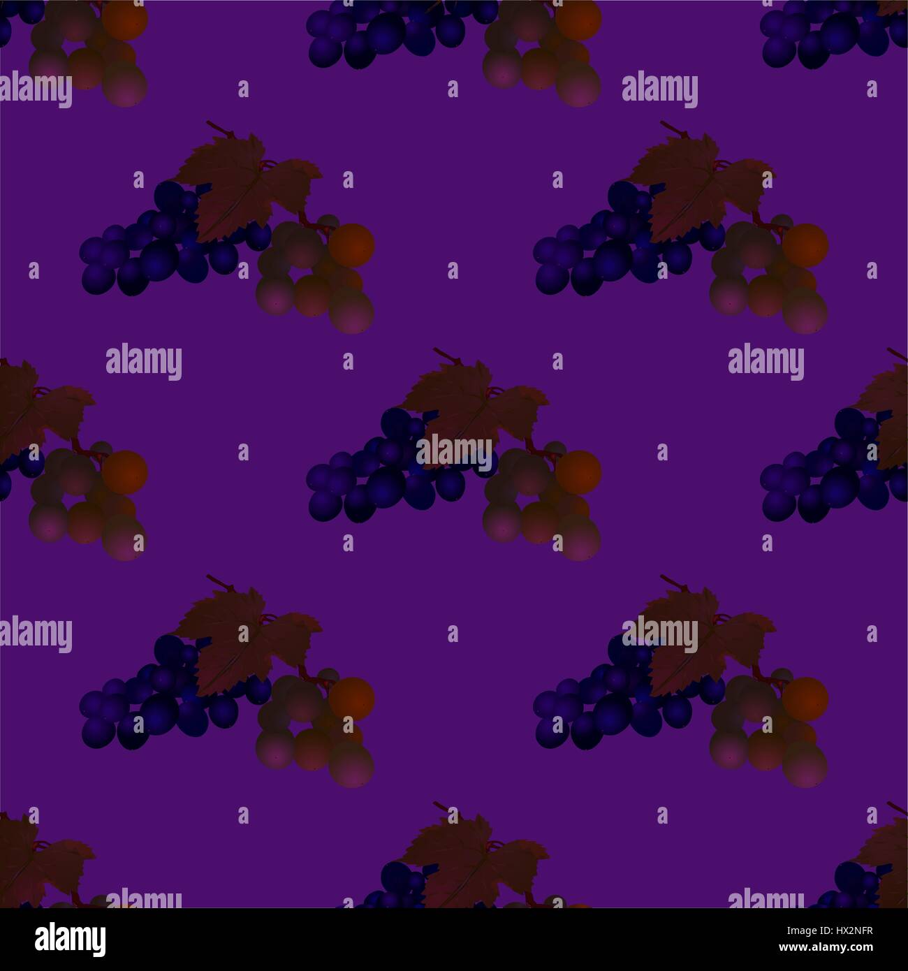 Grape seamless background, vector illustration glass with a jug of wine ...