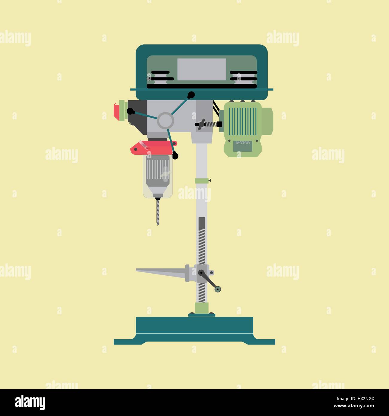 Boring tool Stock Vector Images - Alamy