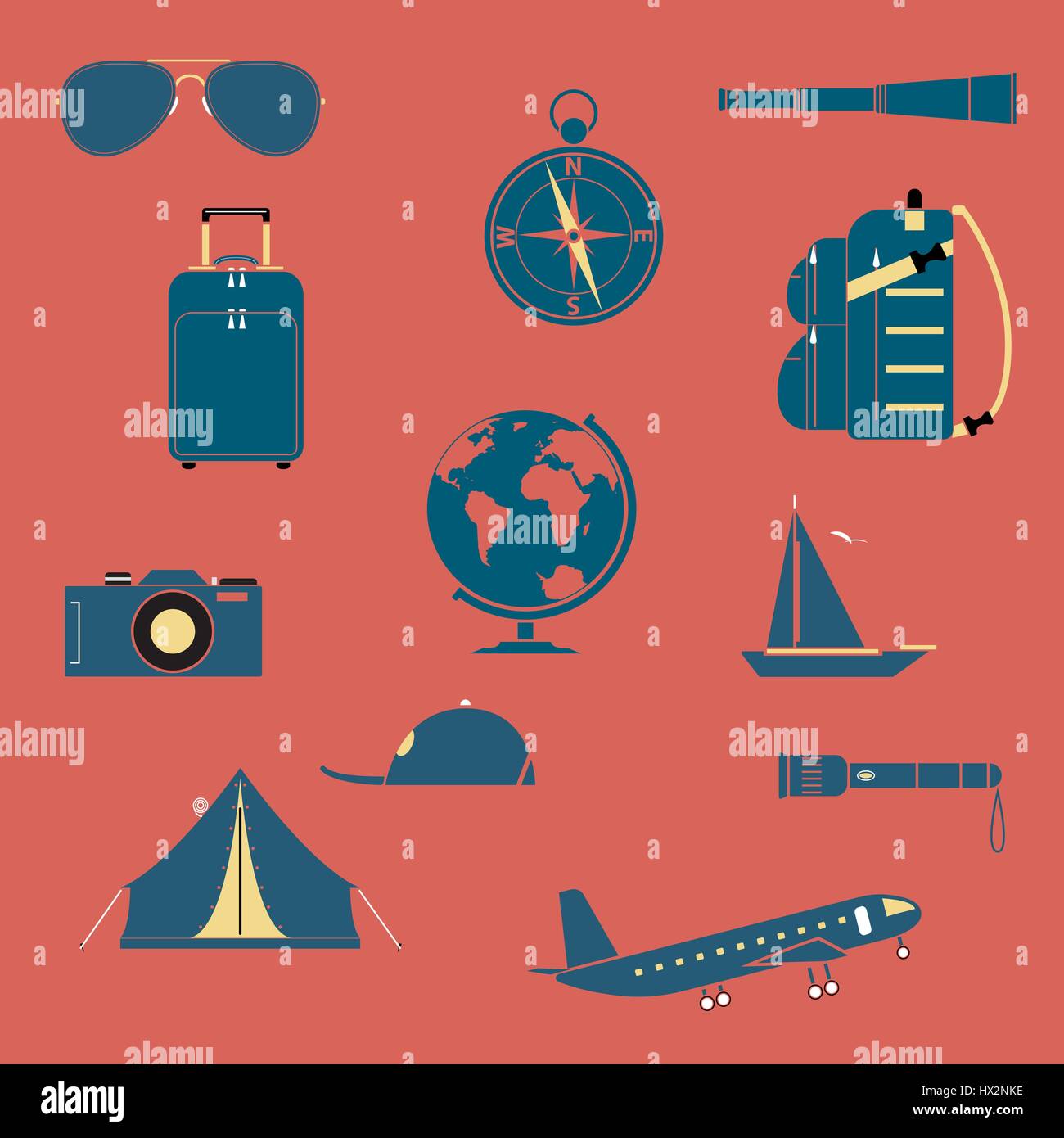 Tourism icon hi-res stock photography and images - Alamy