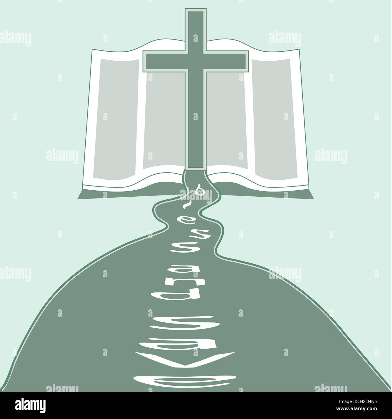 Jesus Christ Christianity Outline High Resolution Stock Photography and ...