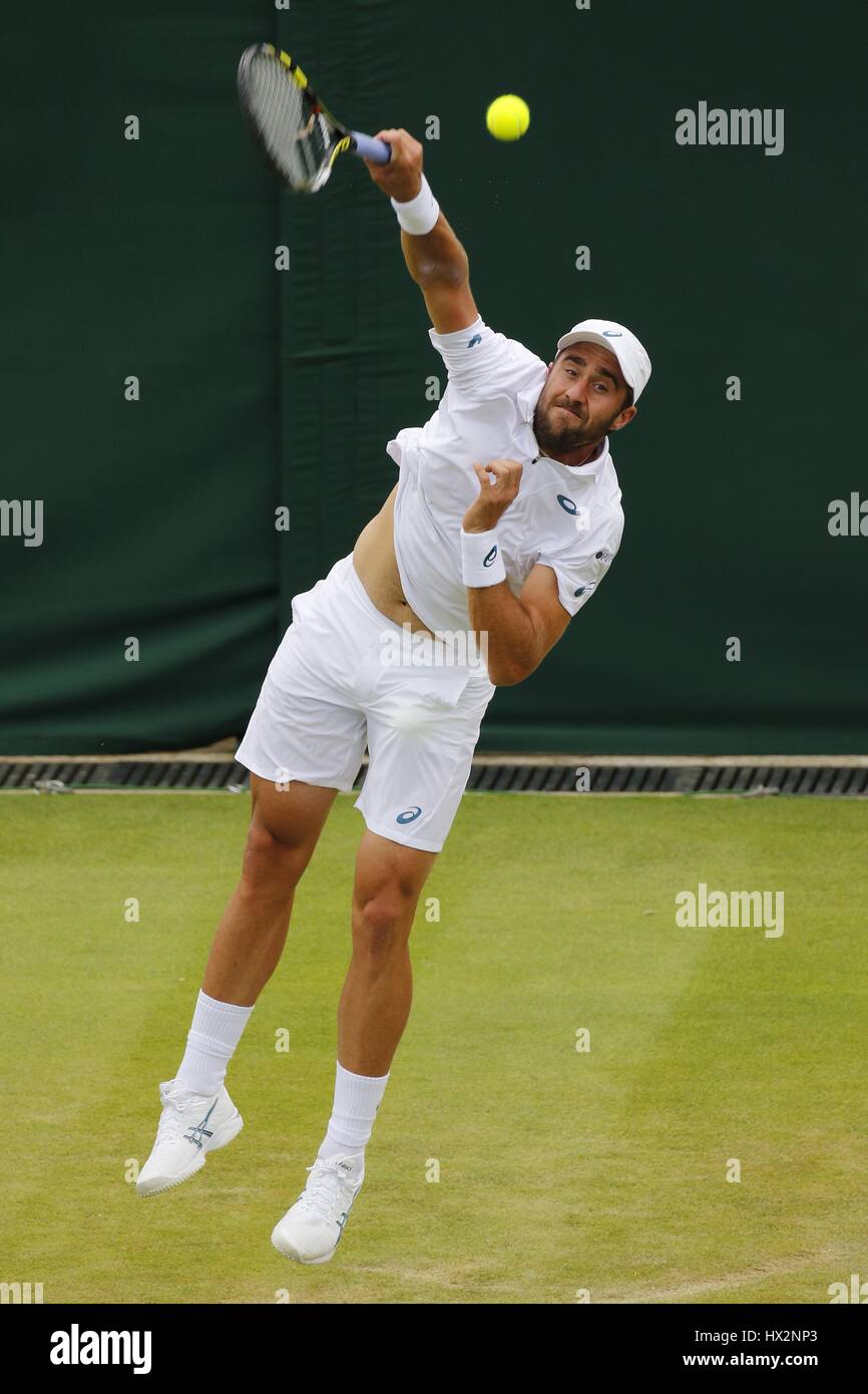 STEVE JOHNSON USA USA THE ALL ENGLAND TENNIS CLUB WIMBLEDON LONDON ...