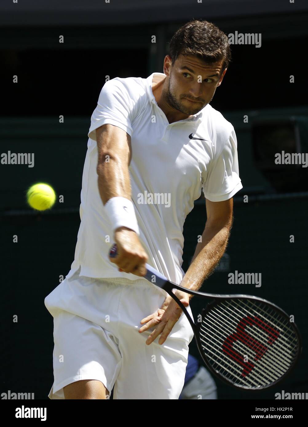 GRIGOR DIMITROV BULGARIA BULGARIA THE ALL ENGLAND TENNIS CLUB WIMBLEDON ...