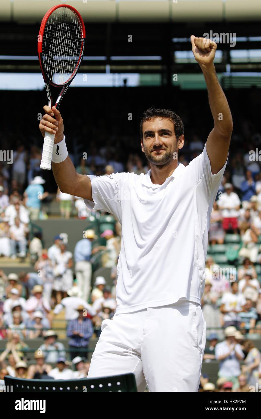 MARIN CILIC CELEBRATES WIN AGA THE WIMBLEDON CHAMPIONSHIPS 20 THE ALL ...