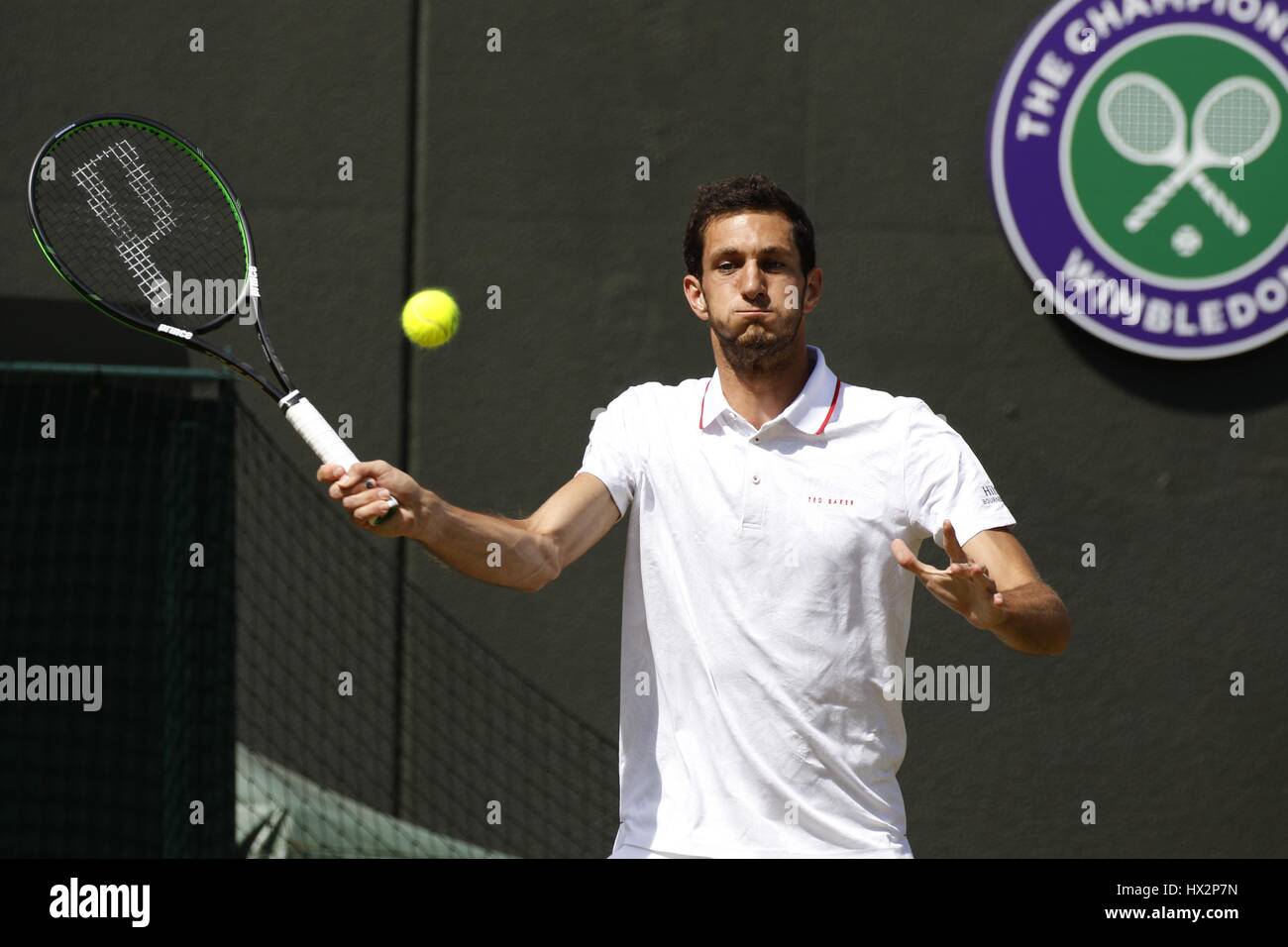JAMES WARD GREAT BRITAIN THE ALL ENGLAND TENNIS CLUB WIMBLEDON LONDON ...