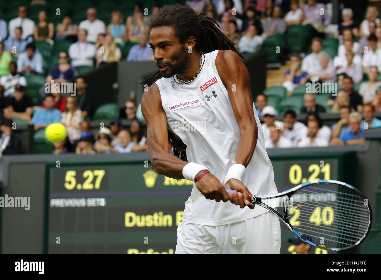DUSTIN BROWN TENNIS PLAYER THE ALL ENGLAND TENNIS CLUB WIMBLEDON LONDON ...