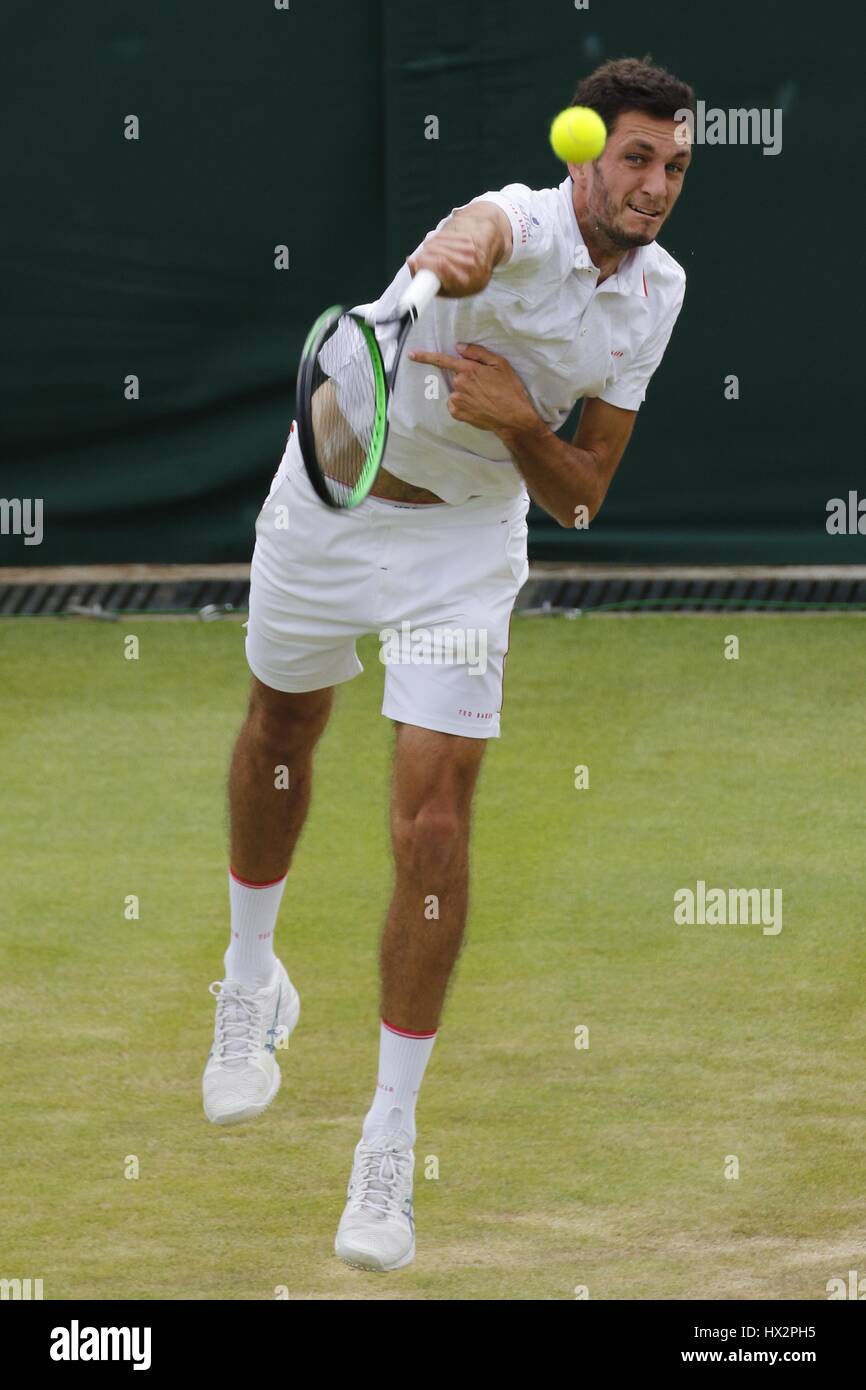 JAMES WARD GREAT BRITAIN THE ALL ENGLAND TENNIS CLUB WIMBLEDON LONDON ...