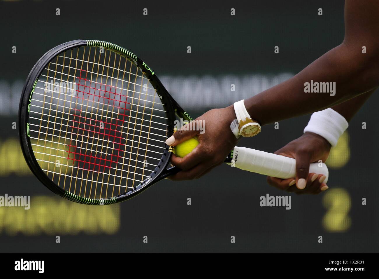 VENUS WILLIAMS RACKET & WATCH USA USA THE ALL ENGLAND TENNIS CLUB ...