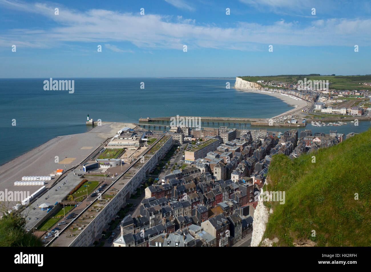 Le Tréport (Normandy, northern France), town along the "Côte d'Albâtre ...