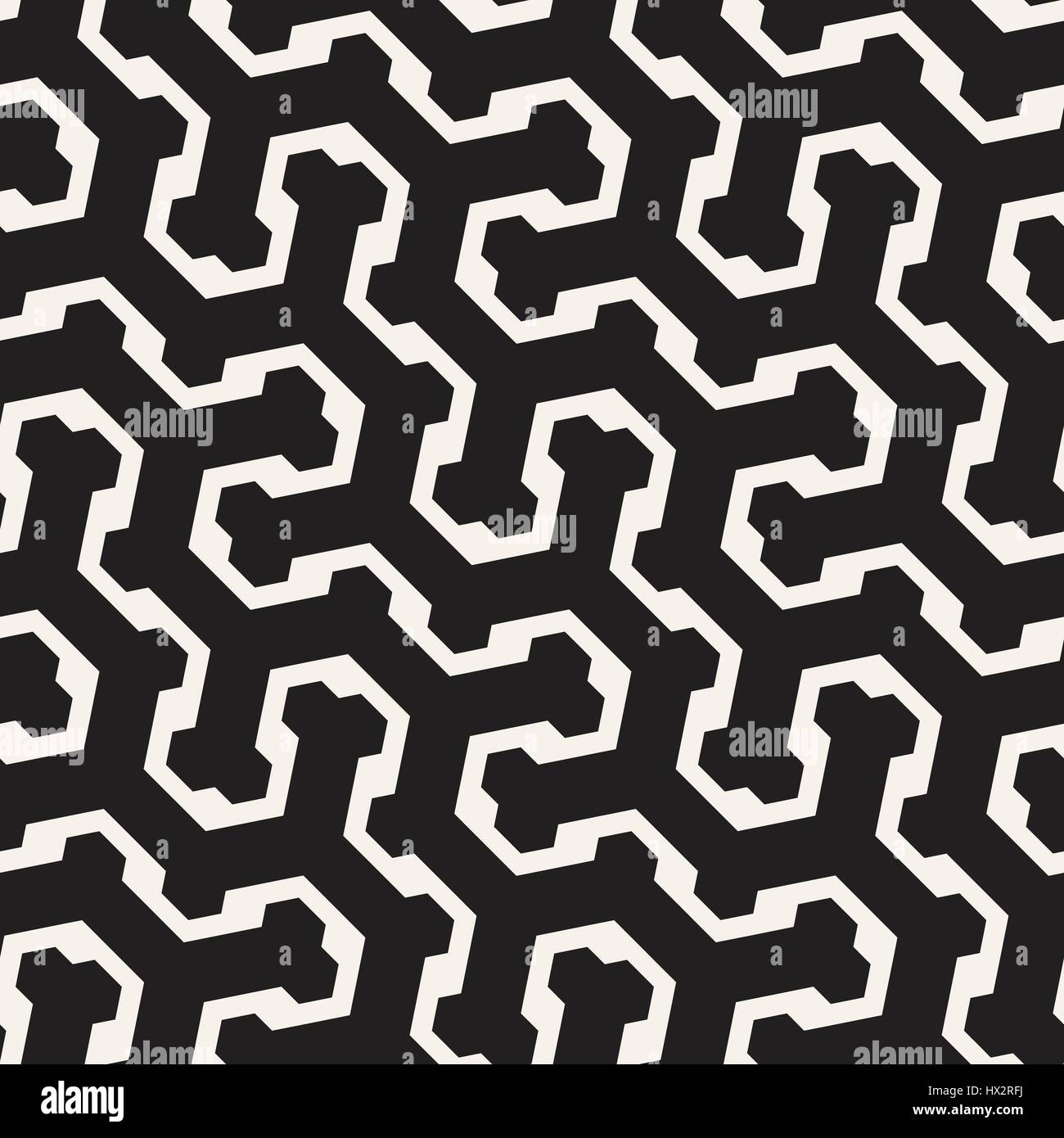 Vector Seamless Interlacing Lines Pattern. Repeating Geometric ...