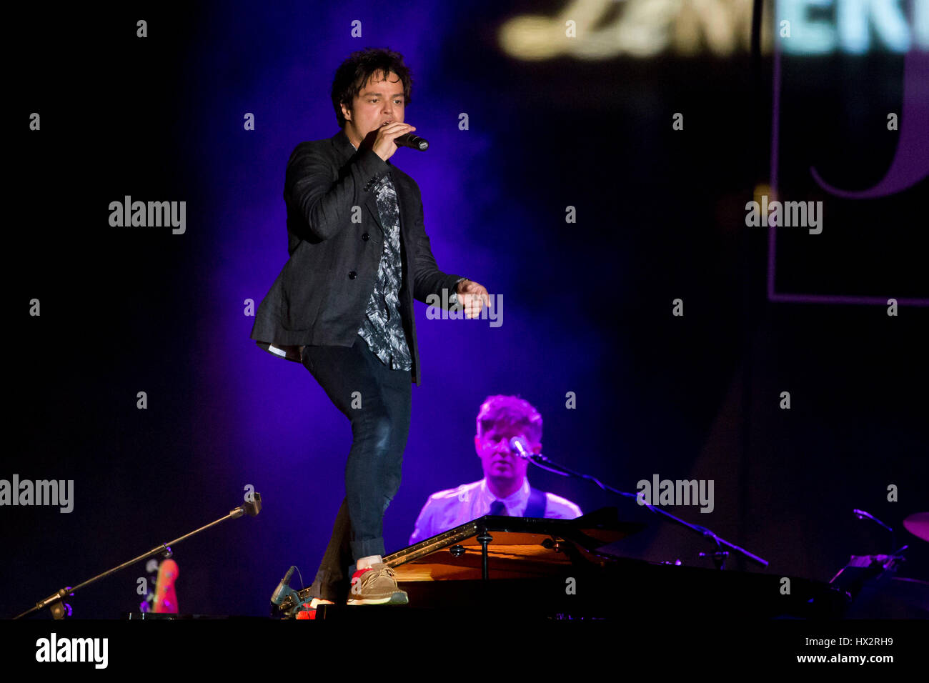 Jamie Cullum at the Nice Jazz Festival 2015 (2015/07/07 Stock Photo - Alamy