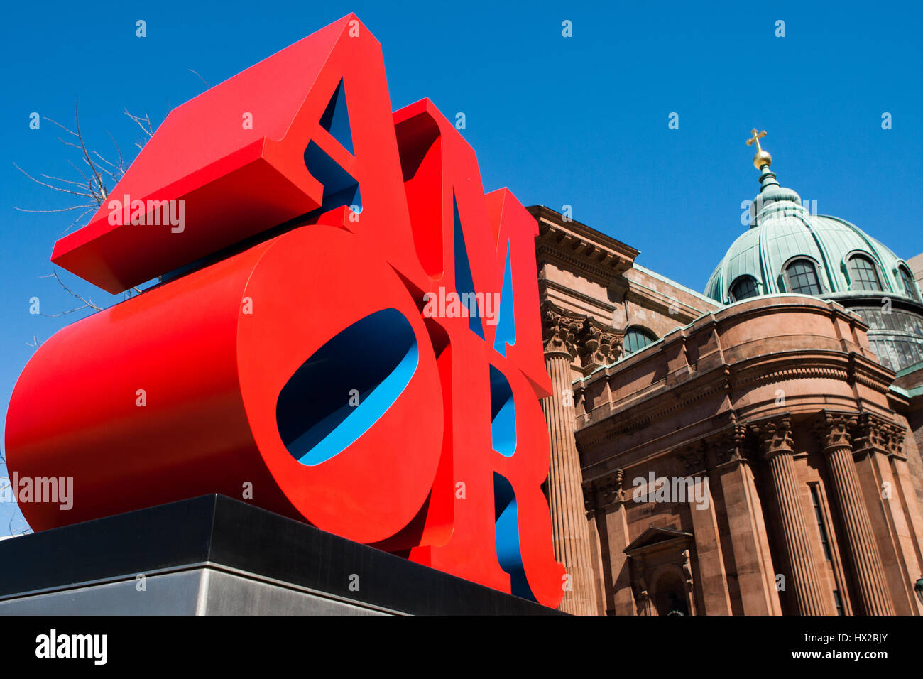 Amor Statue, Basilica of Saints Peter and Paul, Philadelphia, USA Stock ...