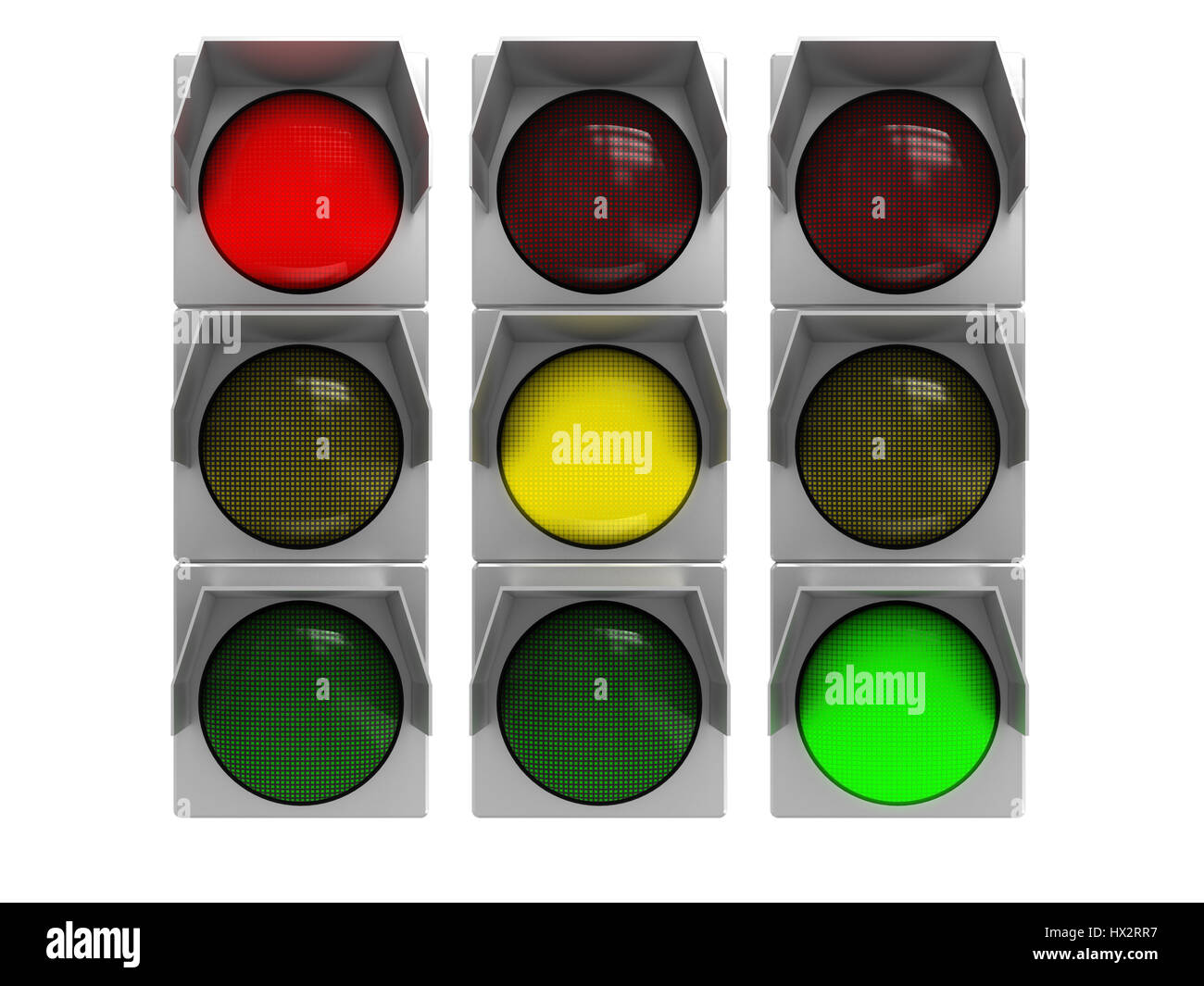 Isolated traffic light hi-res stock photography and images - Alamy