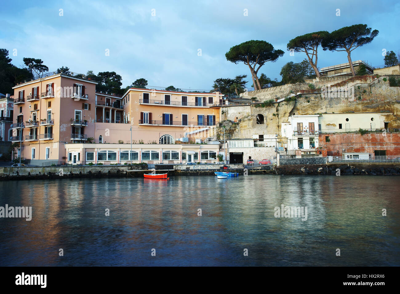 Giuseppone a mare restaurant in Posillipo district, Naples, italy Stock ...