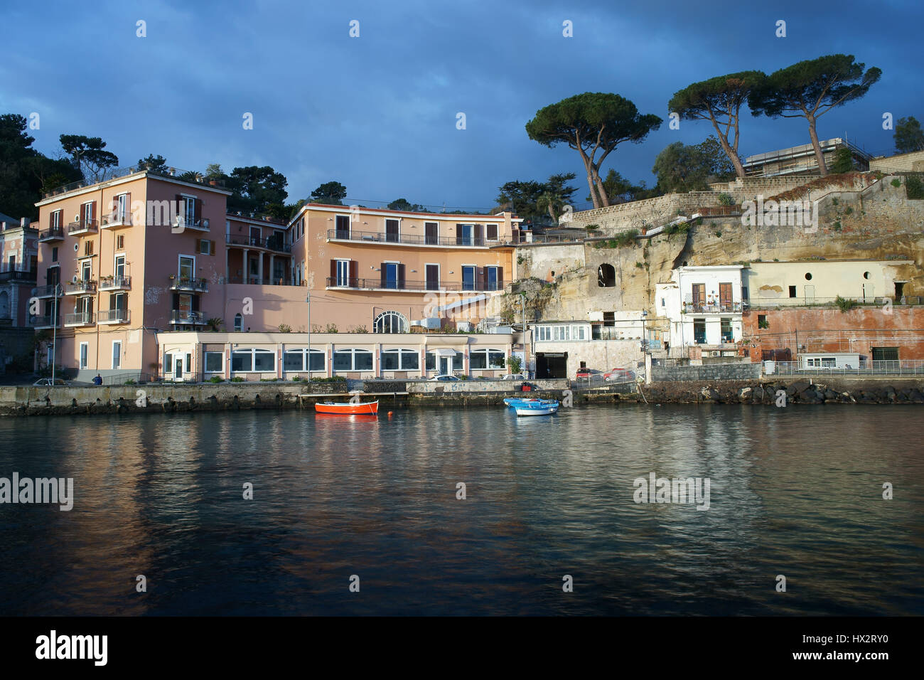 Giuseppone a mare restaurant in Posillipo district, Naples, italy Stock ...