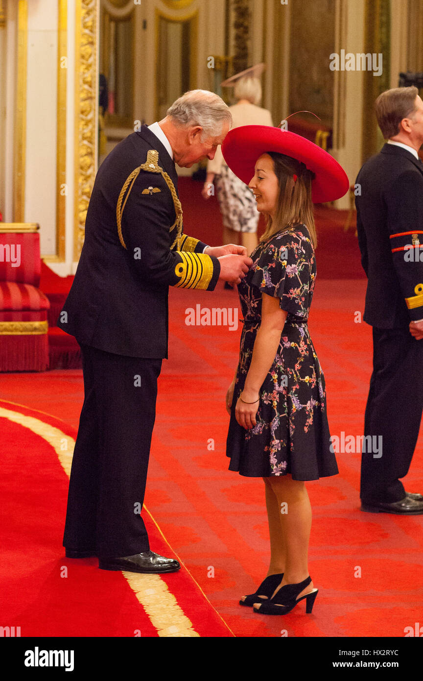 Miss Helen Scott from Halesowen is made an MBE (Member of the Order of ...