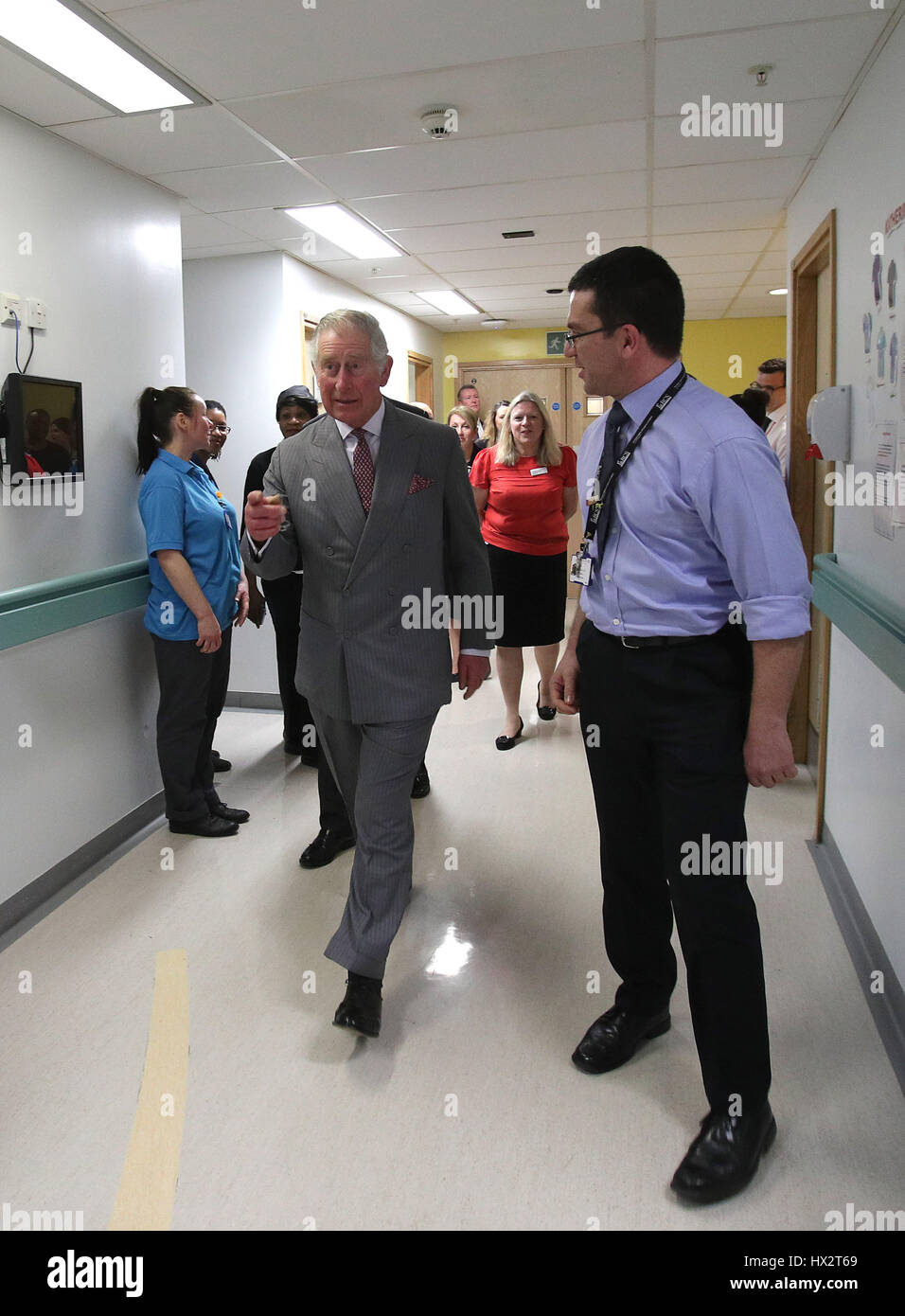 The Prince of Wales meets paramedics and support staff who assisted ...
