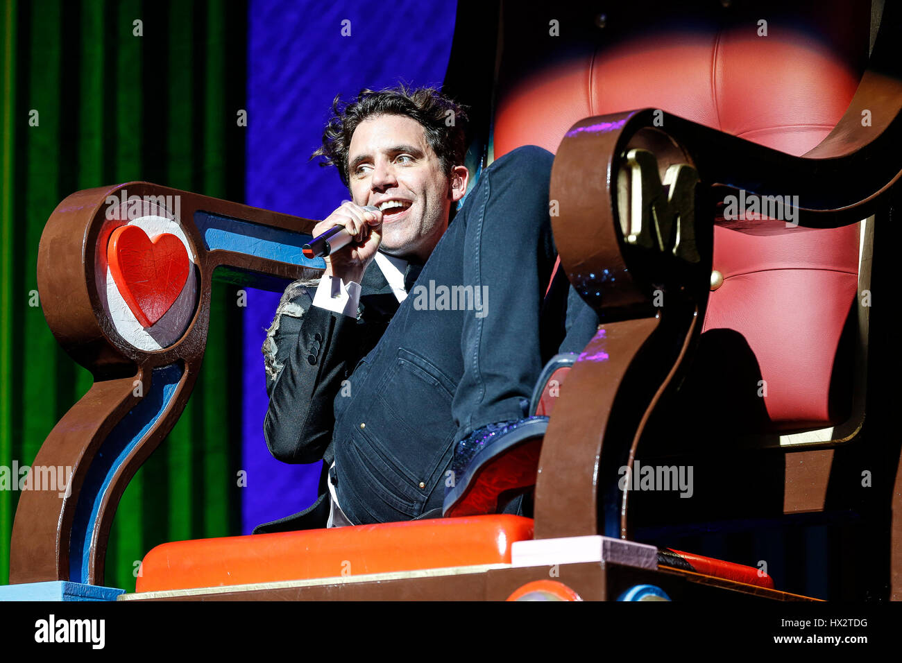 Singer Mika in concert on 2016/05/28 Stock Photo - Alamy